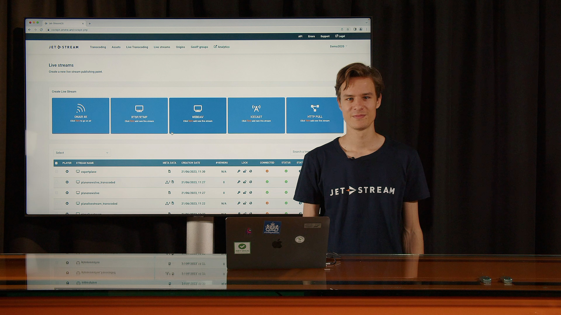 Demos - Demo Videos - Jet-Stream